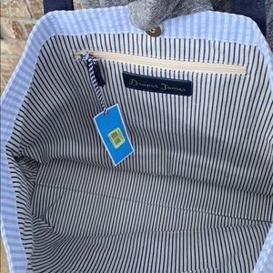 Draper James | Bags | Nwt Draper James Seersucker Howdy Tote | Poshmark